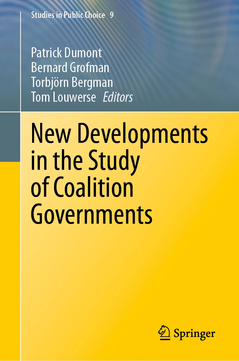 New Developments in the Study of Coalition Governments | Tom Louwerse